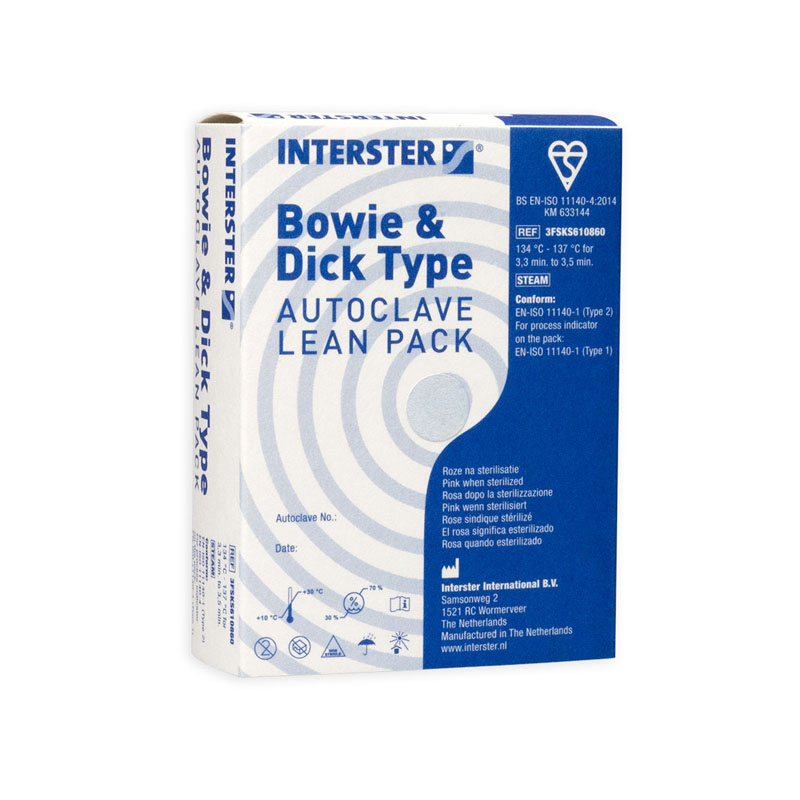 Bowie & Dick Autoclave Test Pack Kitemark - Sentry Medical