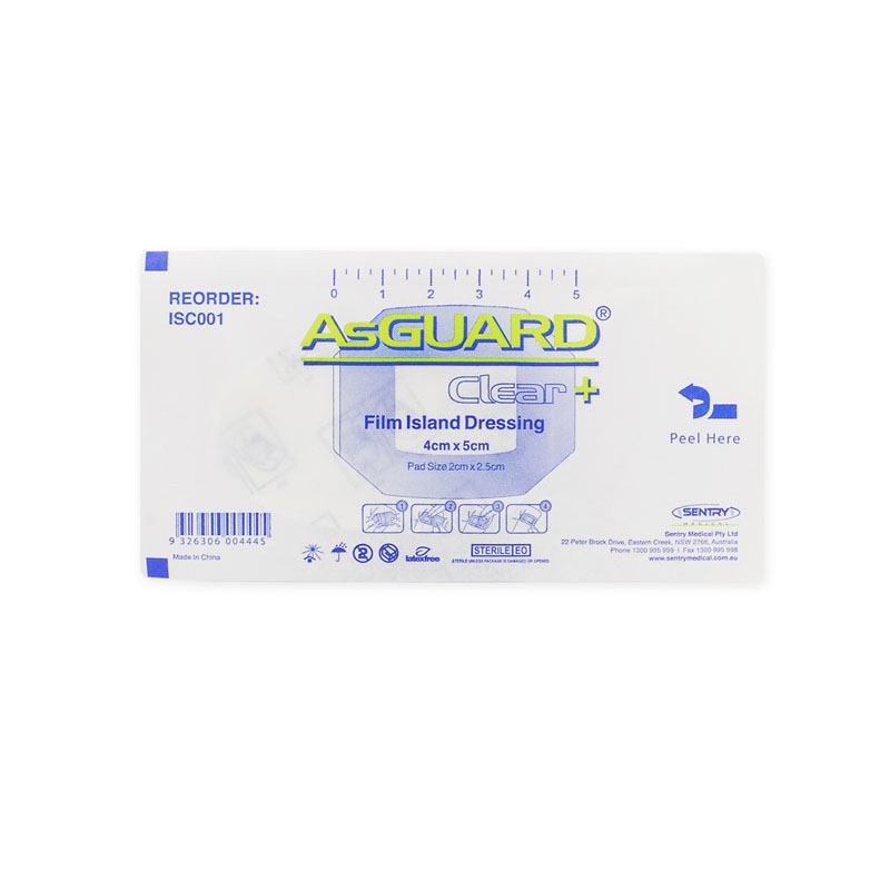 Transparent Film Island Dressing - Sentry Medical